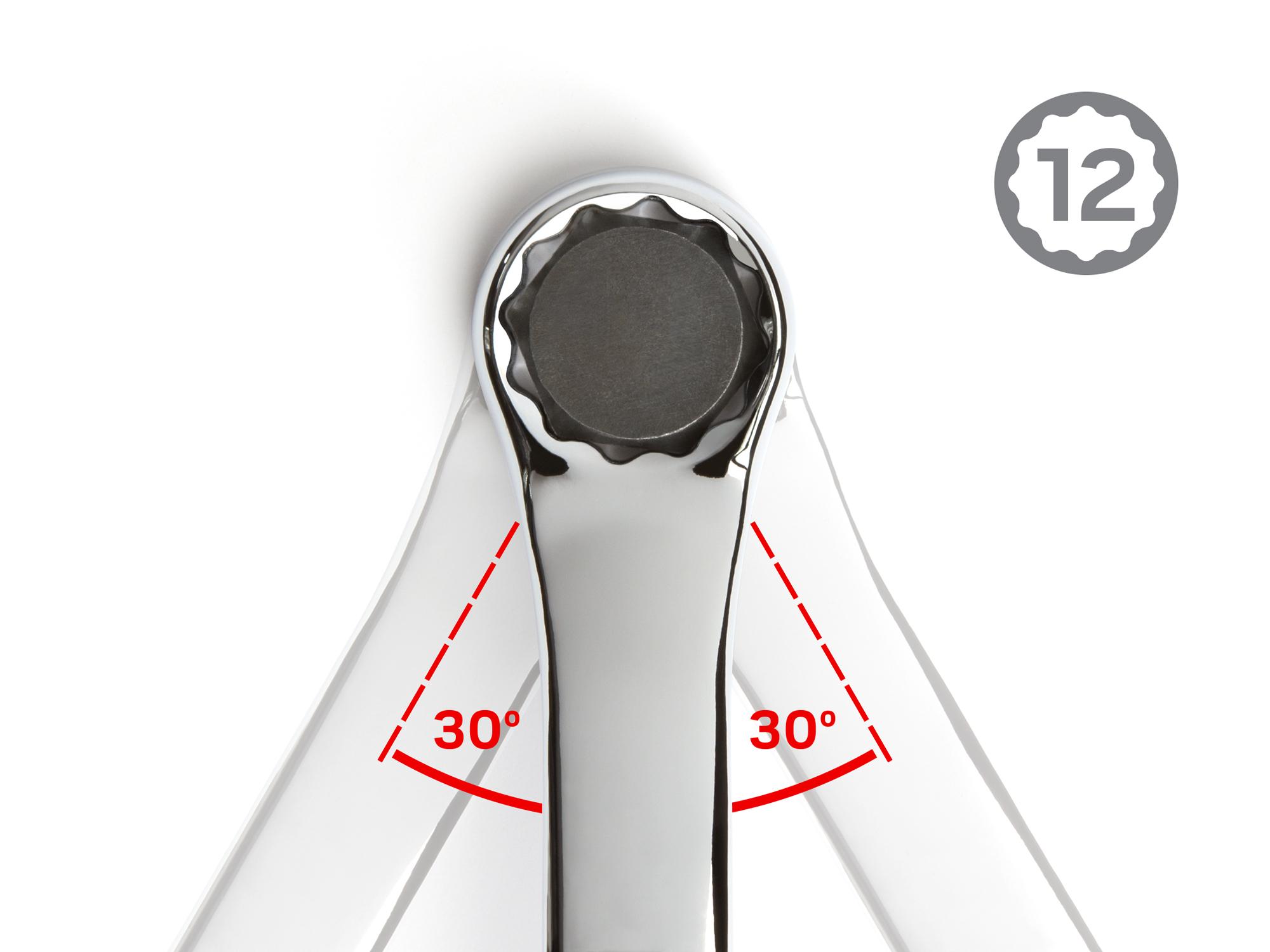 TEKTON 8 mm x 10 mm 45-Degree Offset Box End Wrench | WBE24308 ...