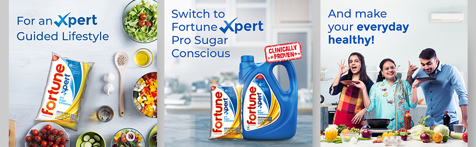 Fortune Xpert Pro Sugar Conscious Edible Oil, Jar, 5 L : Amazon.in: Books