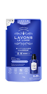 Amazon | 【リニューアル品】 ラボン 柔軟剤入り 洗濯洗剤 ラグジュアリーリラックス 850g | ラボン(Lavons) | 液体洗剤