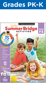 Summer Bridge Activities 1-2 Workbooks, Ages 6-7, Math, Reading ...
