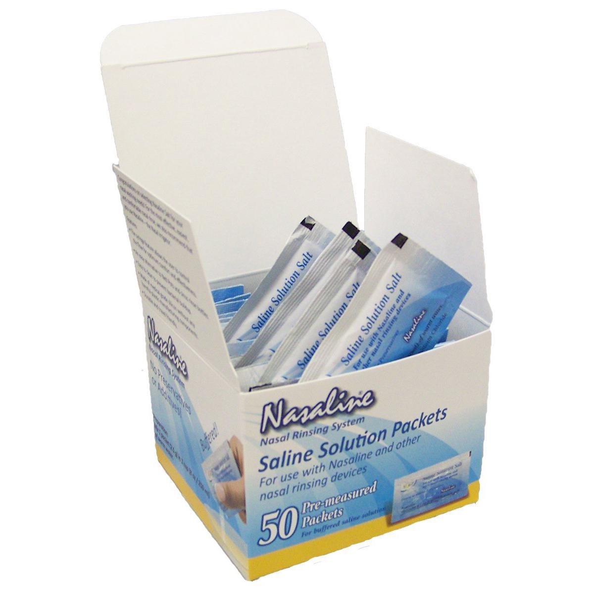 Amazon.com: Squip Nasaline Salt-box Of 50 Pre-measured Packets, 400 ...