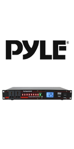 Amazon.com: Pyle 10 Outlet Power Sequencer Conditioner - 13 Amp 2000W Rack Mount Pro Audio ...