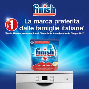 Finish All in 1 Max Pastiglie Lavastoviglie, Limone, 110 Tabs: Amazon ...