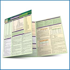 German Grammar: Quickstudy Laminated Reference Guide: Barcharts Inc ...