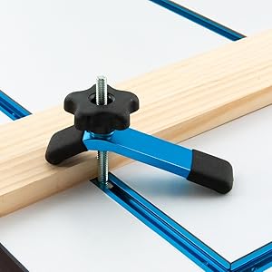 POWERTEC 71169 48-Inch Universal T-Track with 2 Hold-Down Clamps, Anodized Blue : Amazon.ca ...