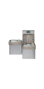 Elkay LZSTL8WSSP Bottle Filling Station and Cooler, Bi-level, Stainless Steel - - Amazon.com