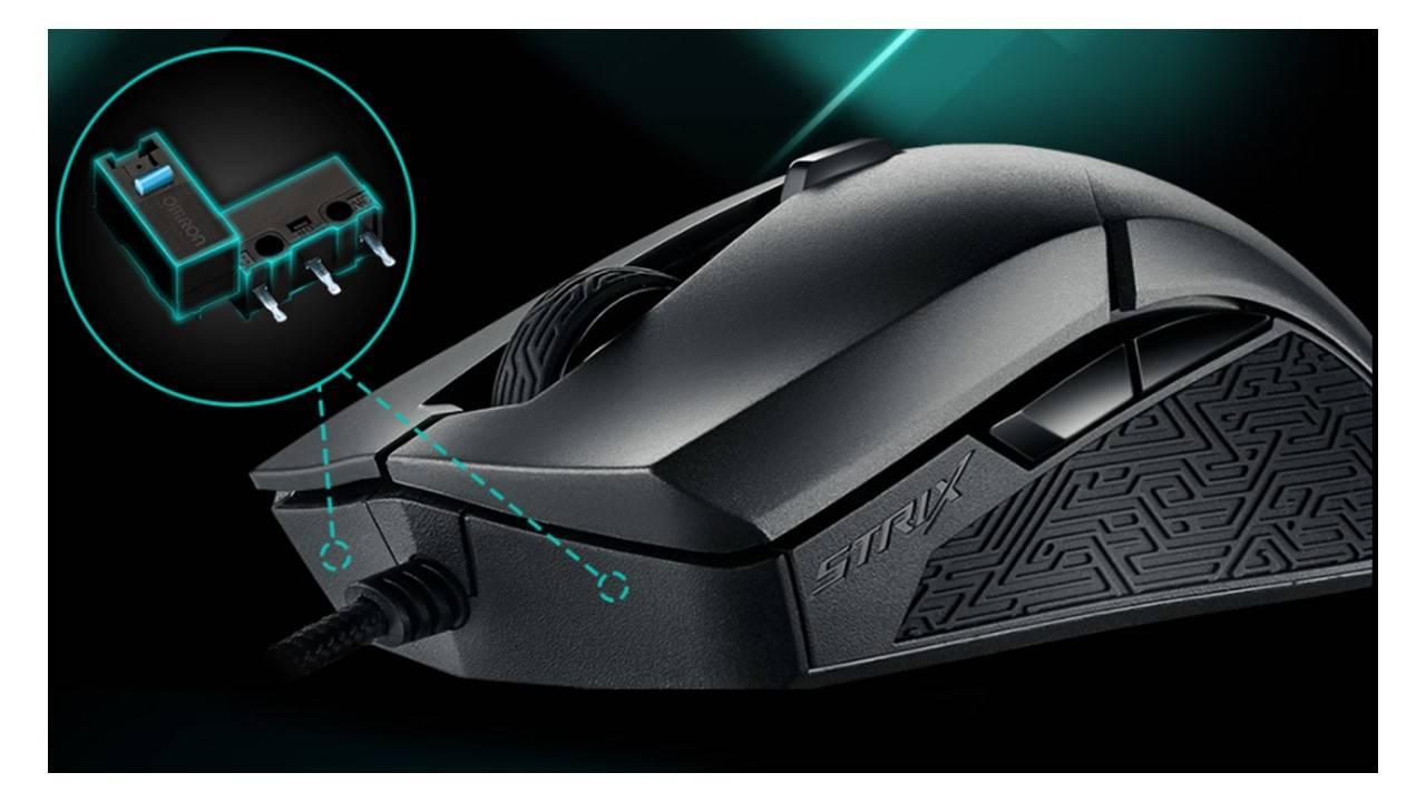Amazon.com: ASUS ROG Strix Evolve Aura RGB USB Wired Optical Ergonomic ...