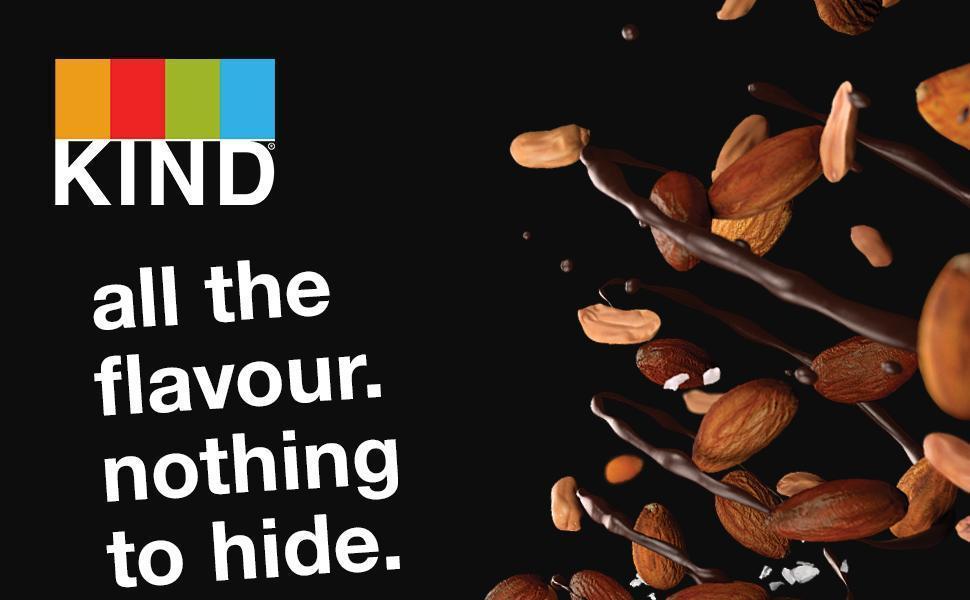 KIND Bars, Gluten Free Snack Bars, Caramelised Biscuit Nut, High Fibre ...