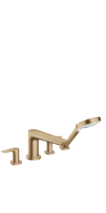 Amazon.com: hansgrohe AddStoris Modern Towel Bar, 24-inch in Brushed ...