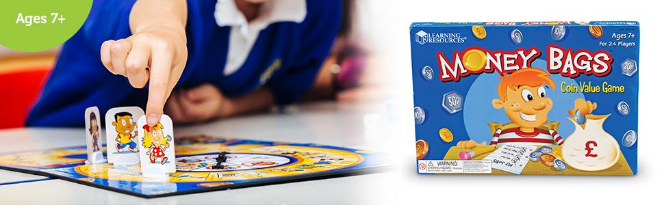 Learning Resources Money Bags Coin Value Game: Amazon.co.uk: Toys & Games
