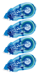 Amazon | コクヨ テープのり のり ドットライナー 強粘着 つめ替え 4個 タ-D400-08X4-L1 | テープのり | 文房具・オフィス用品