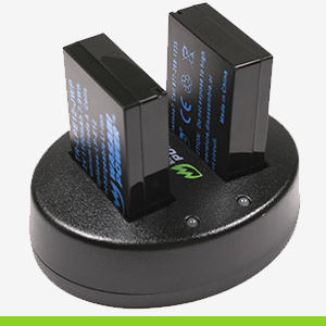 Amazon.com : Wasabi Power LP-E12 Battery (2-Pack) and Dual USB Charger for Canon EOS M, EOS M10 ...