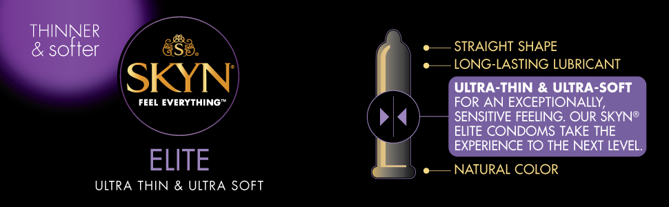 Amazon.com: SKYN Elite - 36 unidades - Condones ultrafinos y lubricados sin látex : Hogar y Cocina