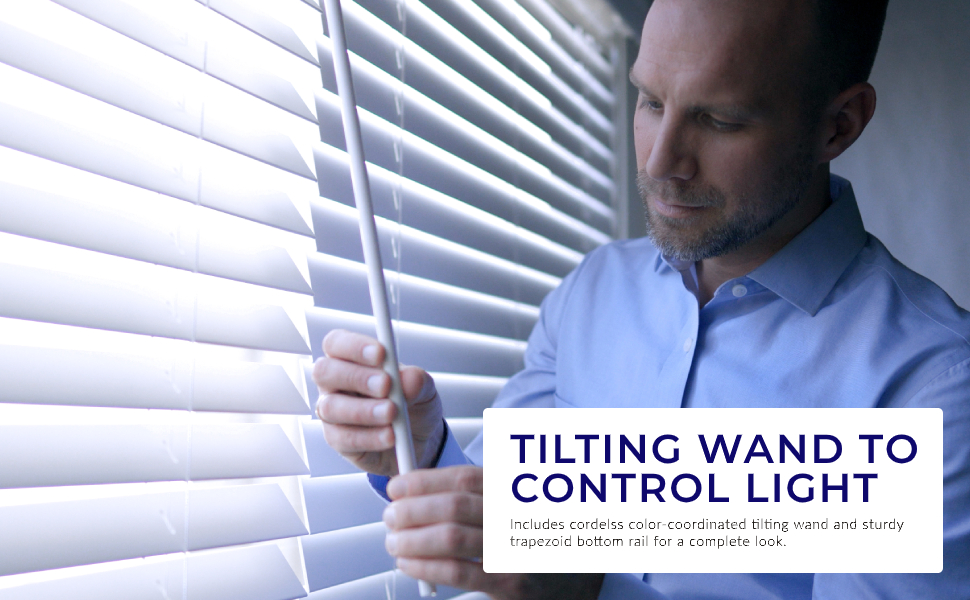 CHICOLOGY Faux Wood Blinds, Window Blinds, Wood Blinds, Window Shades ...