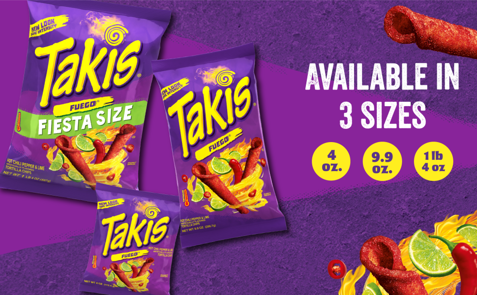 Takis Fuego Rolled Tortilla Chips Hot Chili Pepper And Lime 4 Ounce Bag Takis Fuego Rolled Tortilla Chips Hot Chili Pepper And Lime 4 Ounce Bag