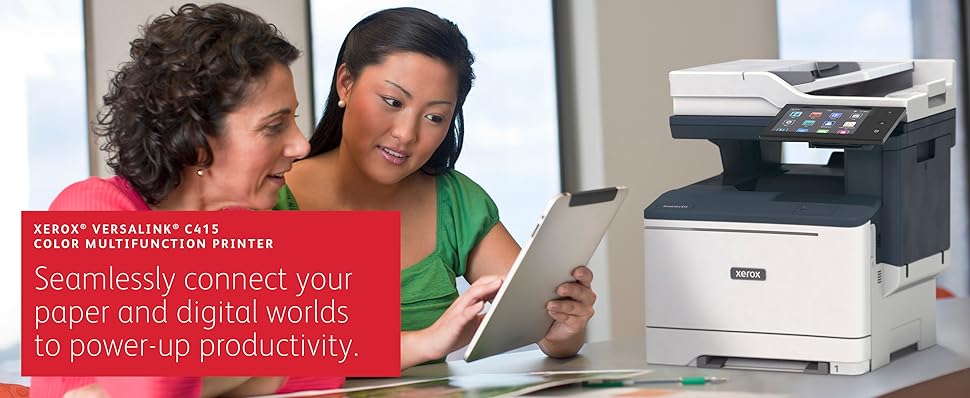 Xerox C415 A4 40ppm Colour Multifunctional laser Printer with Duplex printing - Print/Scan/Copy ...