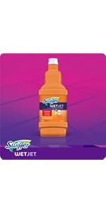 Swiffer WetJet Multi-Purpose Floor Cleaner Solution with Febreze Refill, Lavender Vanilla and ...