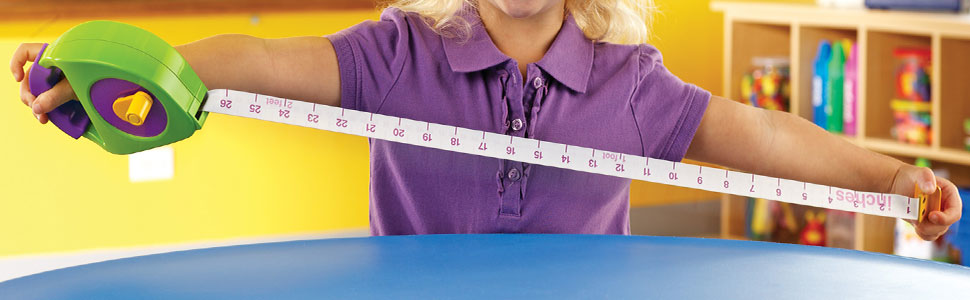Amazon.com: Learning Resources Simple Tape Measure, Retractable Toy ...
