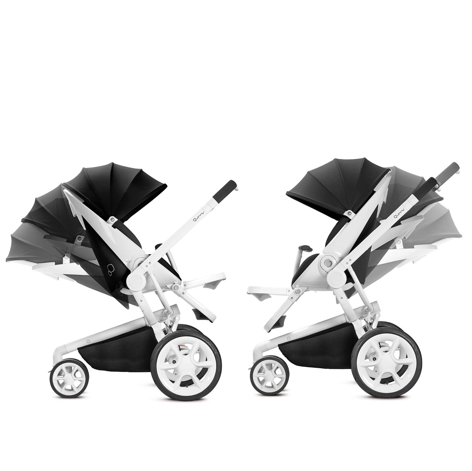 Quinny Moodd Pushchair Frame, Grey Gravel/White: Amazon.co.uk: Baby