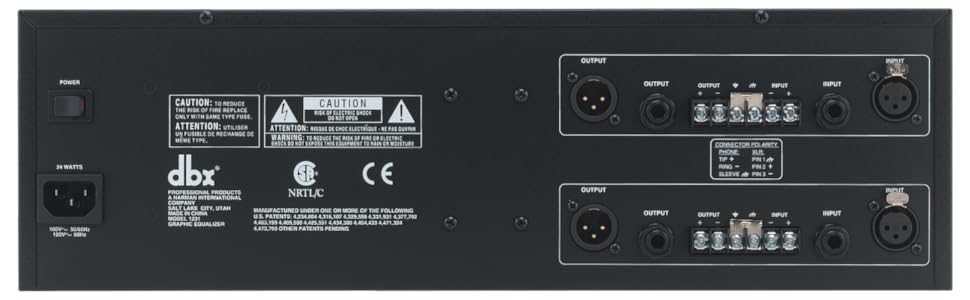 Amazon.com: dbx 1231 Dual-Channel, 31-Band Graphic Equalizer, Black : Musical Instruments
