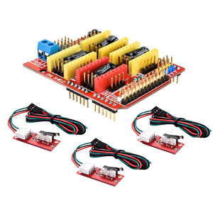 For Arduino Professional 3D printer CNC Kit,Longruner GRBL CNC Shield + Board+RAMPS 1.4 ...