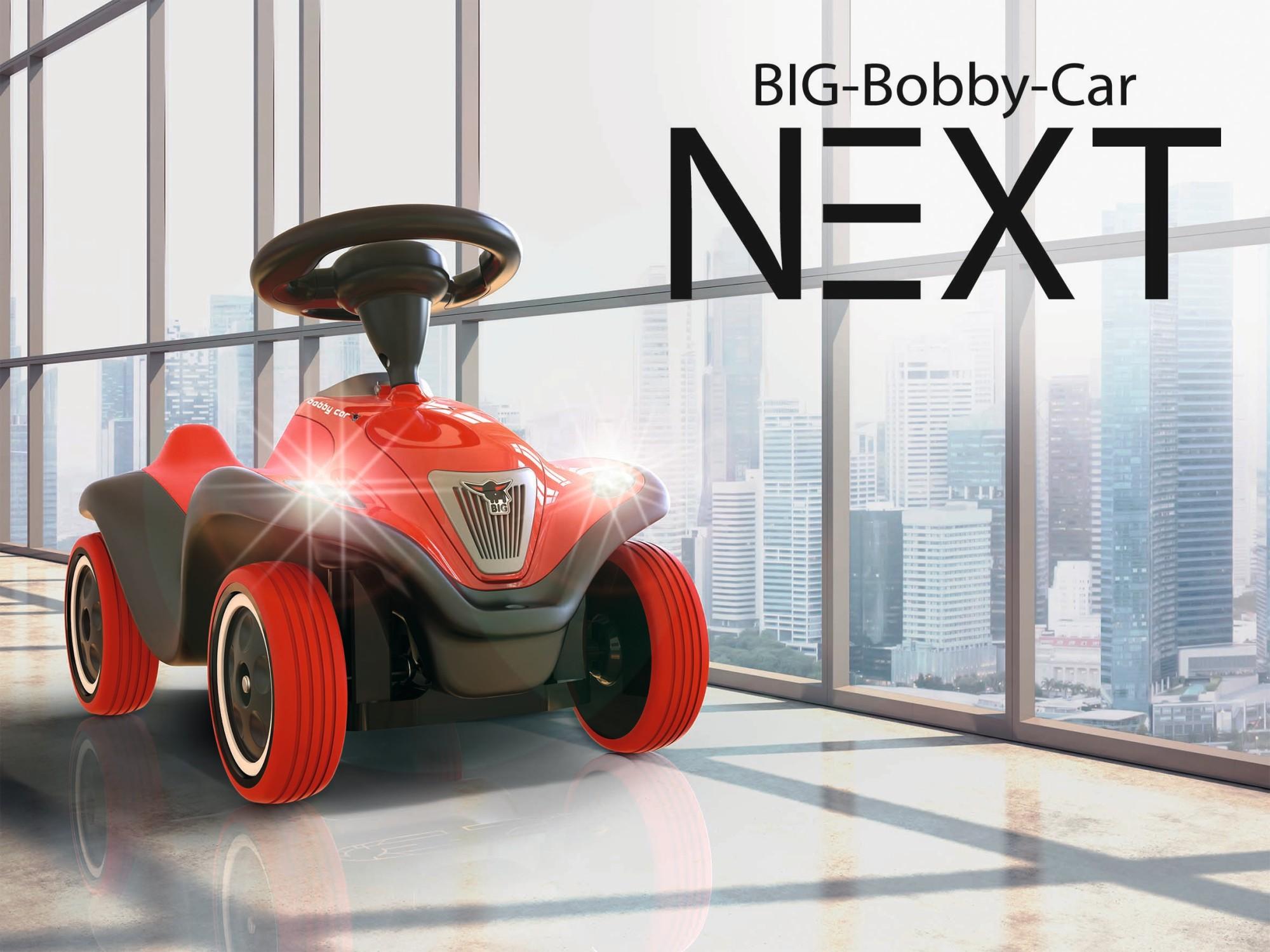 BIG - Bobby Car Next - Deluxe Variante, Kinderfahrzeug mit LED-Front ...