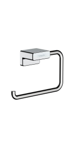 hansgrohe AddStoris Roll Holder without Cover in Chrome 3-inch Accessories in Chrome, 41771000 ...