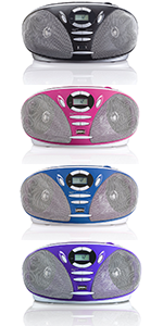 Lenco SCD-37 Radio AM/FM Portable avec Lecteur CD/mp3/wma Port USB Rose : Amazon.fr: High-Tech