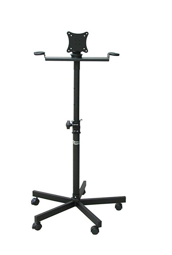 Amazon.com: Audio2000'S AST420X LCD Monitor Karaoke Stand, Black ...