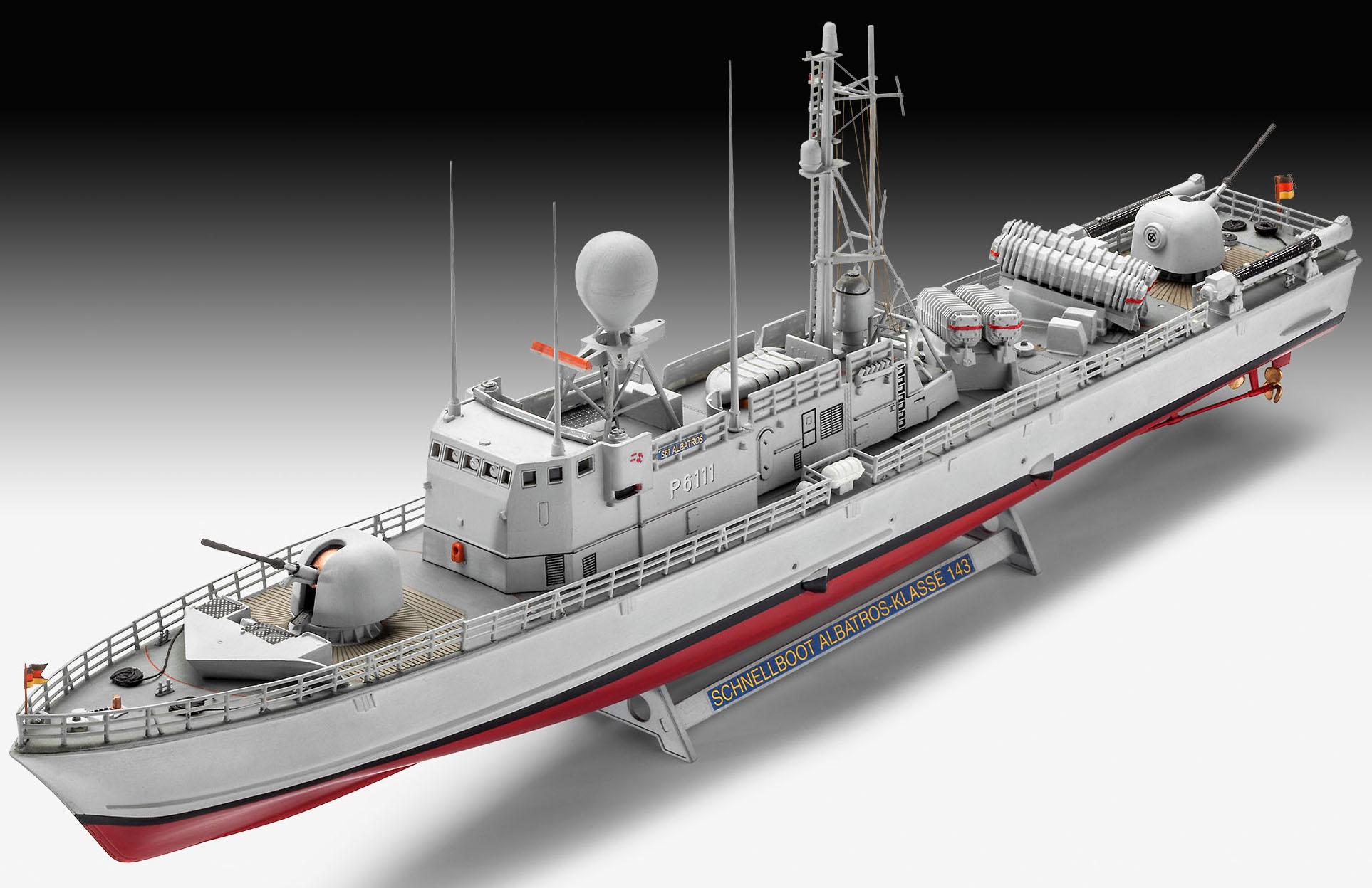 Revell Modellbausatz Schiff 1:144 - Fast Attack Craft Albatros Class ...