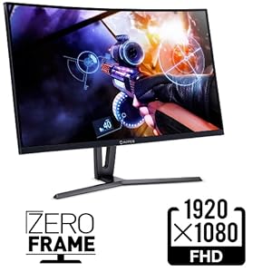 AOPEN 27HC1R Pbidpx 27-inch 1800R Curved Full HD (1920 x 1080) Gaming ...