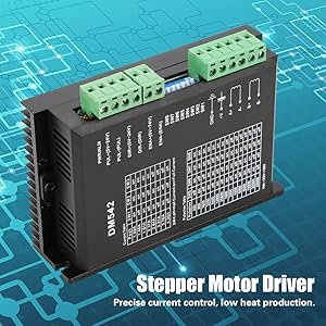 DM542 2-phase Stepper Motor Driver Low Noise 57/86 Series Stepper Motor Driver Controller 18 ...