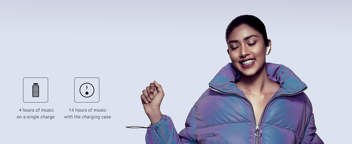 MI TSWEJ02JY Bluetooth Truly Wireless in Ear Earbuds with Mic (White ...