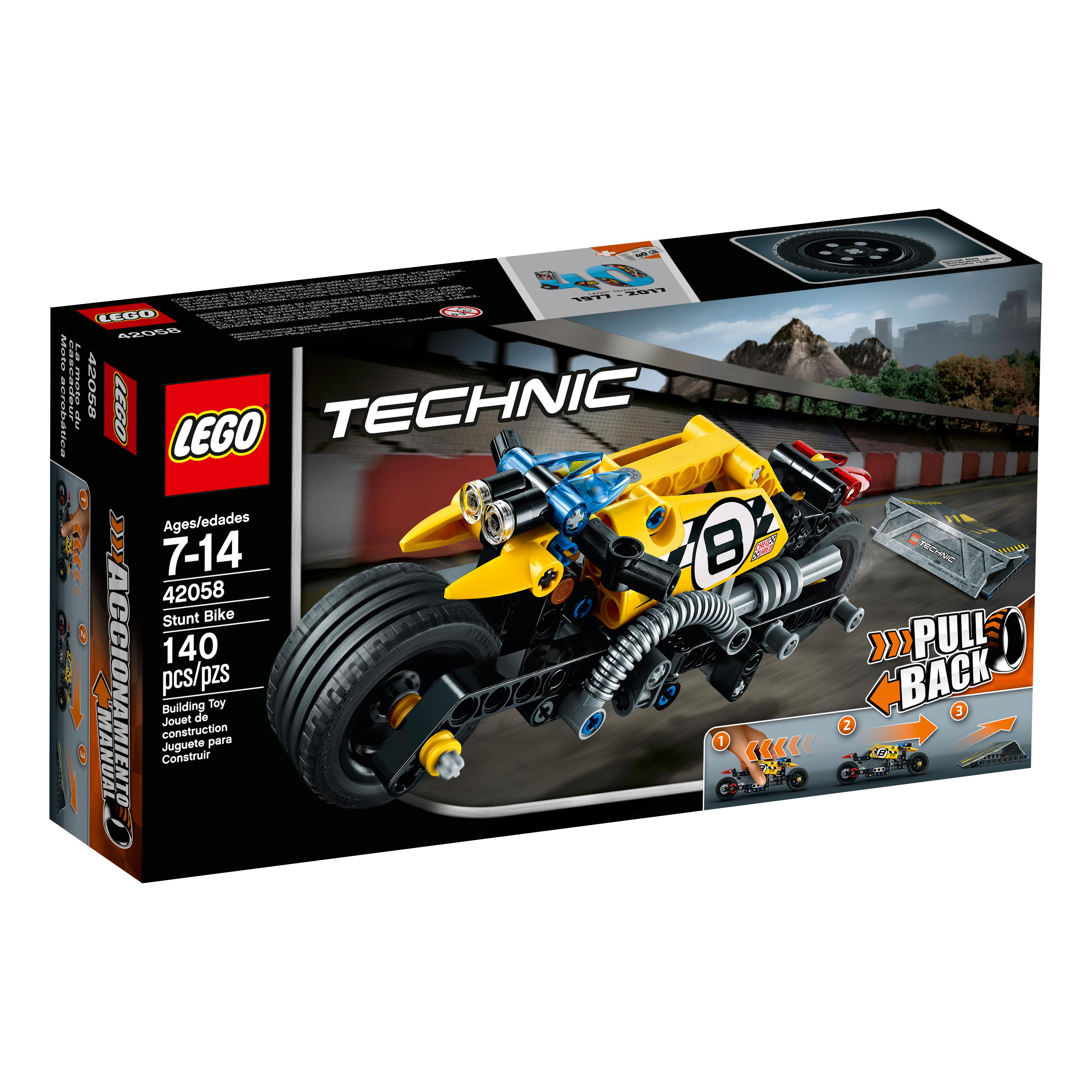 LEGO Technic Stunt Bike 42058 Advanced Vehicle Set, Building Sets ...
