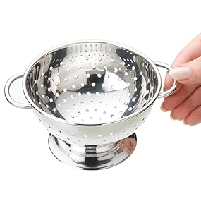 KitchenCraft Mini Colander, Stainless Steel, 10.5 cm : Amazon.co.uk: Home & Kitchen