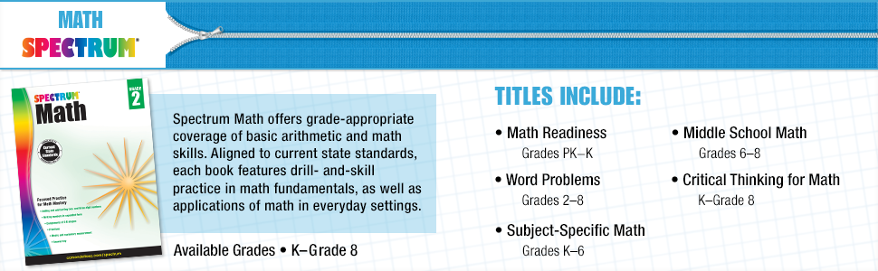 Spectrum Math, Grade 2 : Spectrum: Amazon.com.au: Books