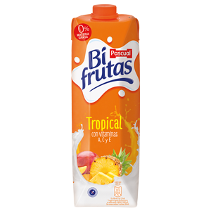 Bifrutas- Bebida refrescante Sabor Tropical Natural - Formato 1l ...