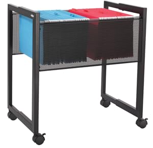 Amazon.com: Safco Mobile File Cart, Fits Letter and Legal-Size Hanging ...