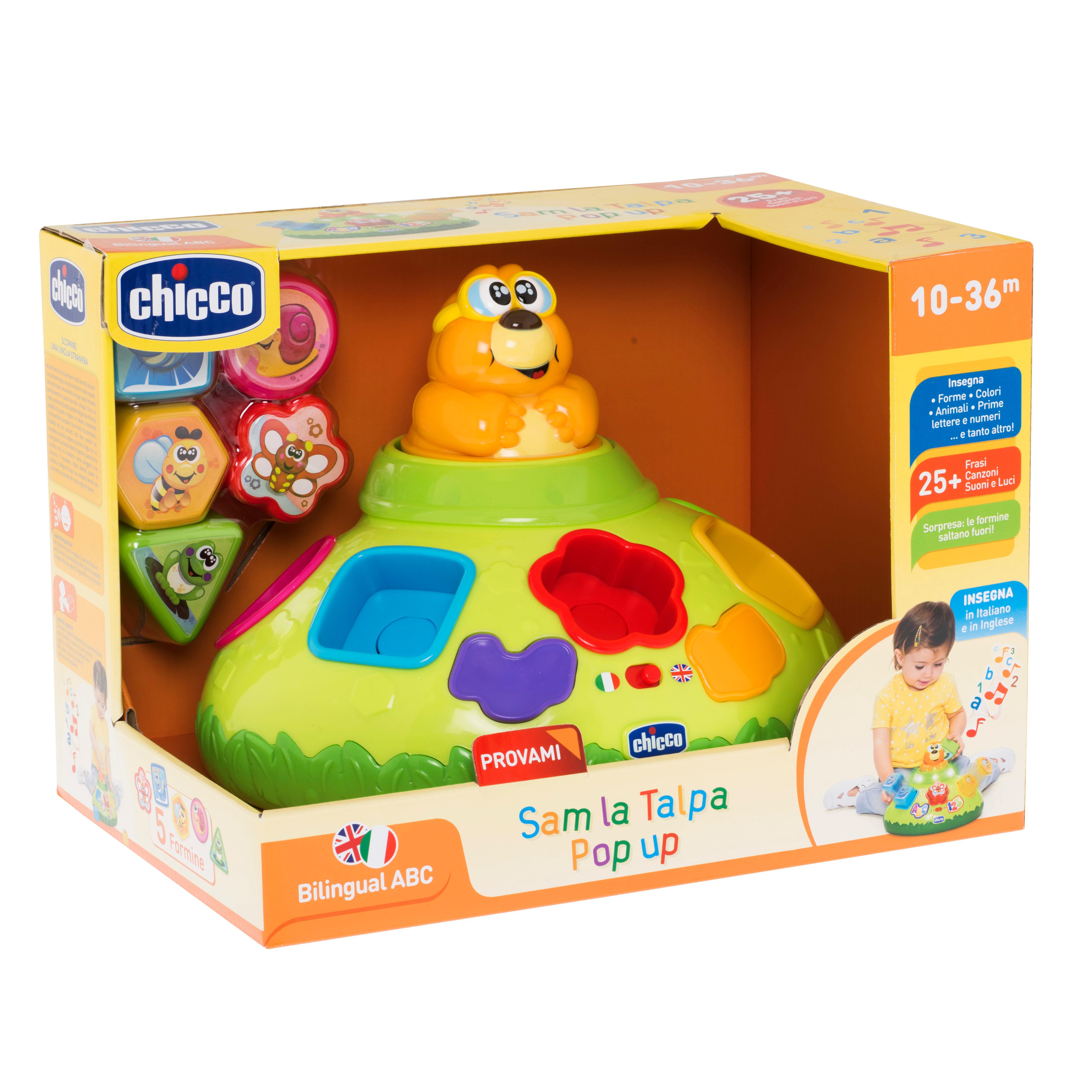 Chicco Sam The Mole Pop Up Bi-lingual: Amazon.co.uk: Baby