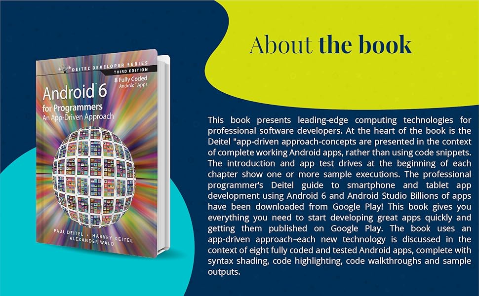 Buy Android 6 for Programmers: An App-Driven Approach, 1/e Book Online ...
