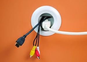 Amazon.com: Legrand - Wiremold CMK60 Wall Grommet Kit Hides Cords and ...