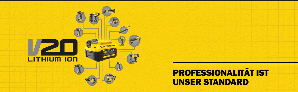 Stanley FatMax 18V 2-Gang Akku-Bohrschrauber SFMCD720B (2.0Ah, max. Drehmoment 80 Nm ...