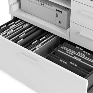 Amazon.com: BDI Furniture Centro Multifunction Cabinet 6417 Satin White ...