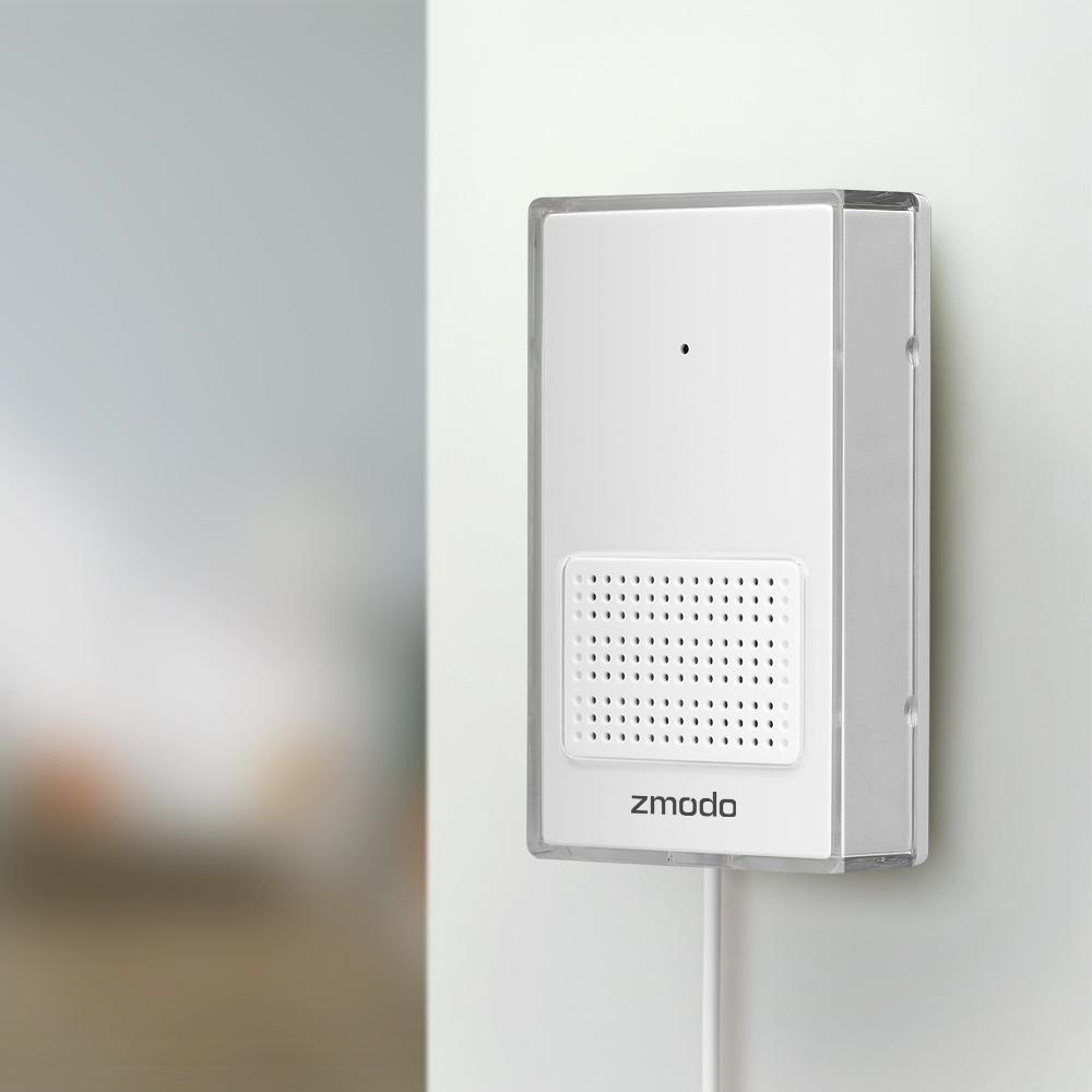 Zmodo Smart Greet Pro Video Doorbell Chime w/ 1080p HD WiFi Night ...
