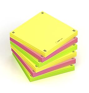 OXFORD Spot Notes Würfel Zettelblock, 75x75mm, 450 Blatt, bunt : Amazon ...