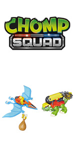 Amazon.com: Chomp Squad Playskool Dino Bundle, Dinosaur Toy 3-Pack with ...