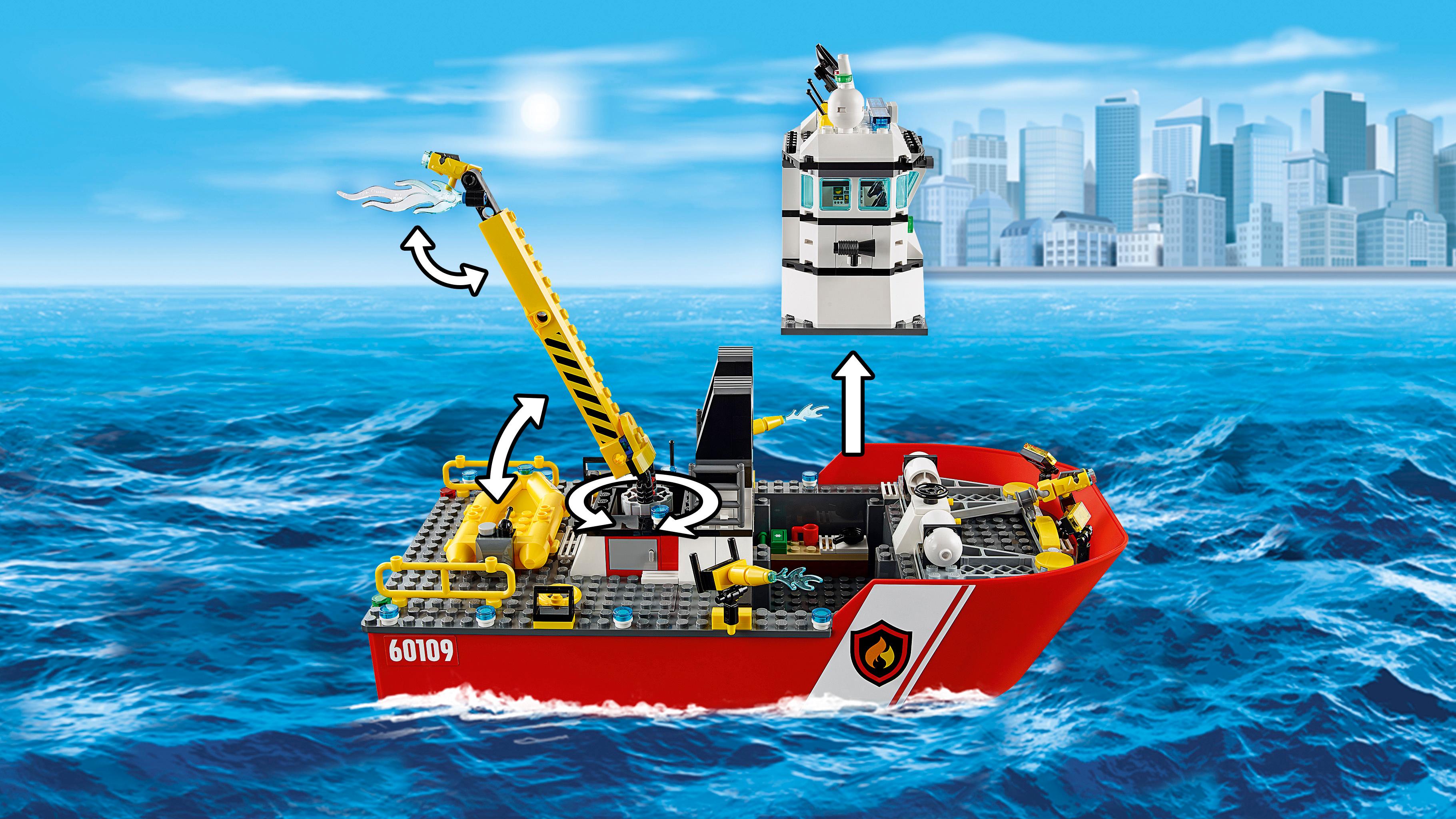 LEGO® City Fire Boat 60109 Cool Toy for Kids, Building Sets - Amazon Canada