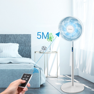 Midea FS40-15FR Ventilateur sur pied 55 W 240 V Blanc : Amazon.fr: Cuisine et Maison