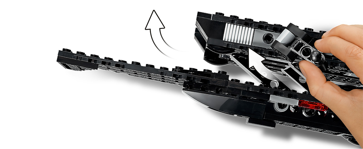 LEGO 75256 Star Wars Kylo Rens Shuttle, Raumschiff-Bauset mit 2 Spring ...
