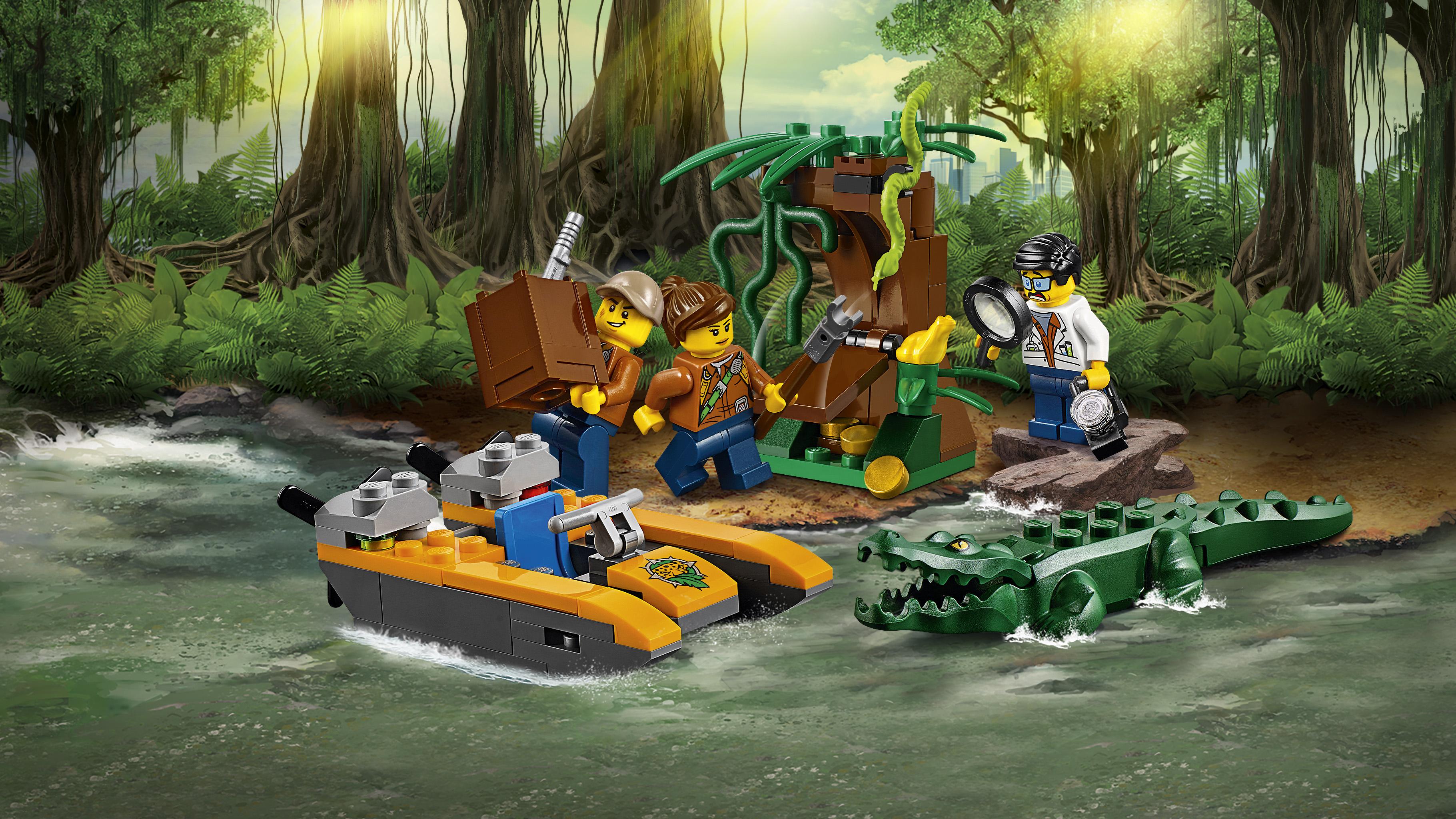 LEGO UK 60157" Jungle Starter Set Construction Toy, Various: Amazon.co ...